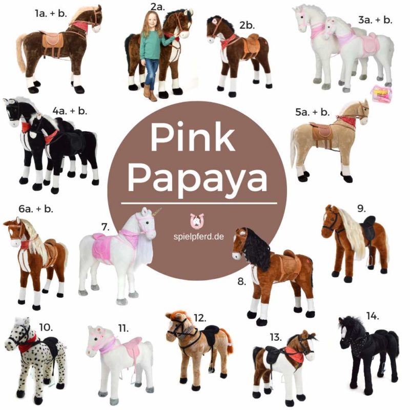 Faszinierend Pink Papaya Stehpferd Bild